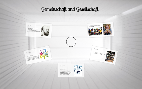 Gemeinschaft and Gesellschaft by Pat Hiniker on Prezi