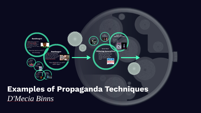 Examples of Propaganda Techniques by Meci Benz on Prezi
