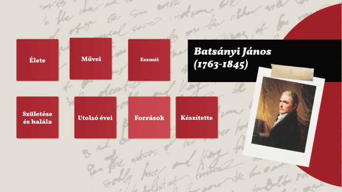 Batsányi János by Friderika Horváth on Prezi