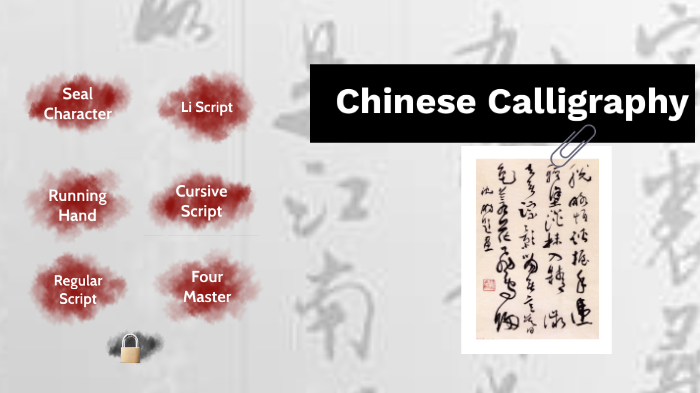 Classification of Calligraphy Fonts by wang yunwen on Prezi