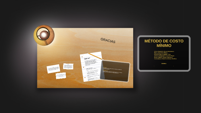 MÉTODO DE COSTO MÍNIMO by liliana contreras on Prezi
