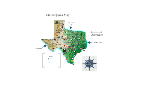 Texas Regions Map by Kristopher Drewett on Prezi