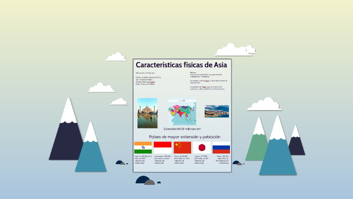 Características de Asia by carolina timoteo on Prezi