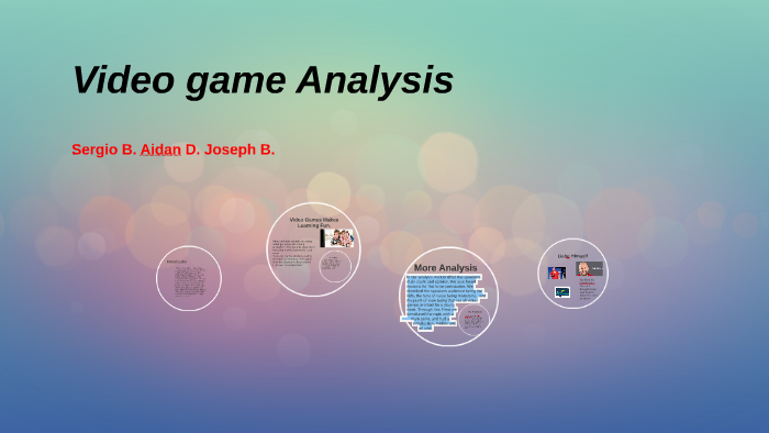 Video Game Analysis by sergio blanco on Prezi