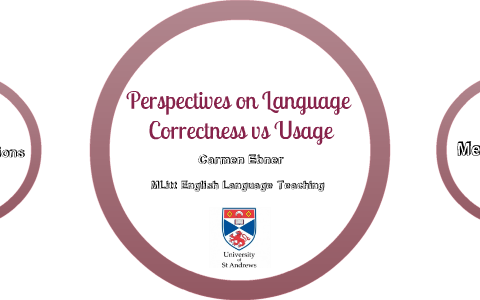 Perspectives on Language: Correctness vs Usage by Carmen Ebner on Prezi