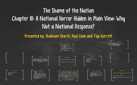 The Shame of the Nation by shabnam sharifi on Prezi