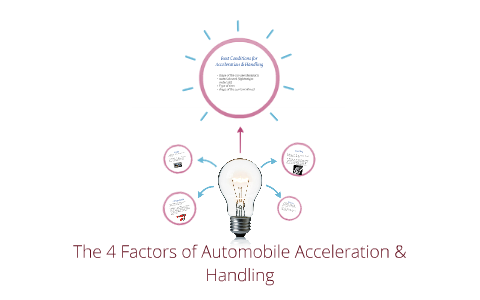 The 4 Factors of Automobile Acceleration by zaid hmoud