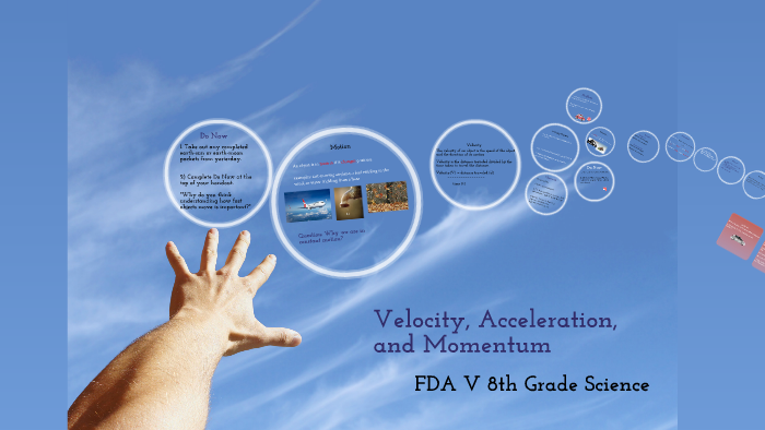 Velocity, Acceleration, and Momentum by John Diehl on Prezi
