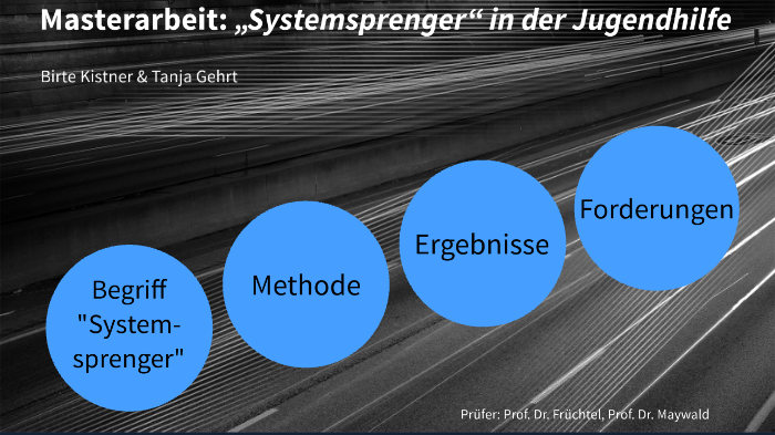Masterarbeit "Systemsprenger" by Tanja Gehrt on Prezi