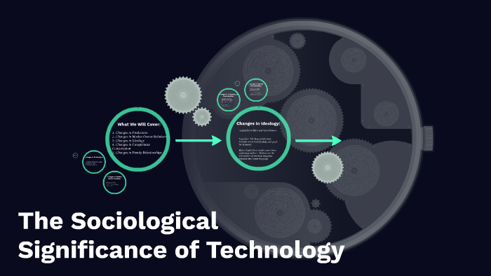 The sociological significance of technology by TJ Storment on Prezi