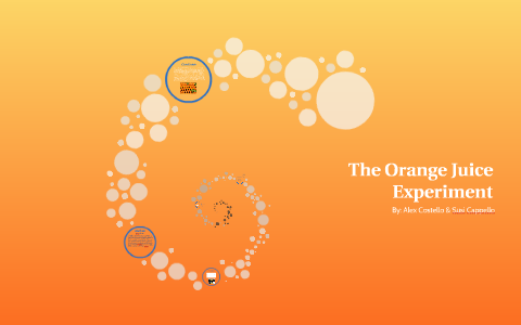 The Orange Juice Experiment by Susi Cappello on Prezi