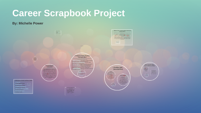 Career Scrapbook Project by on Prezi
