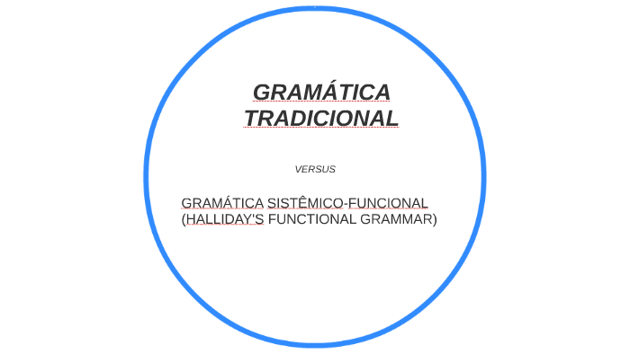 GRAMÁTICA TRADICIONAL by fabiana kurtz on Prezi