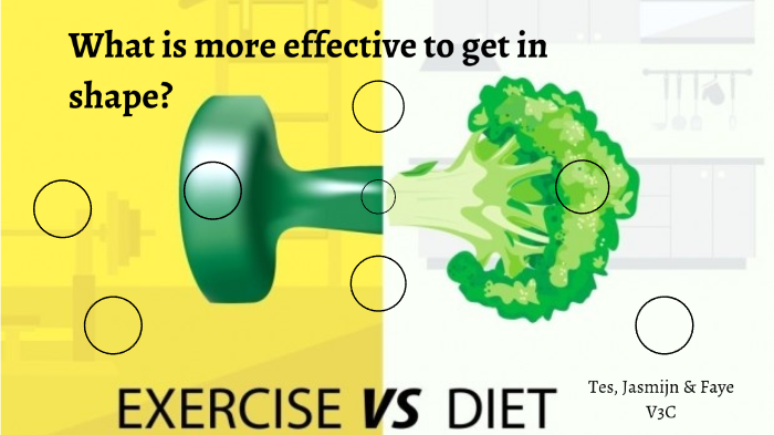 what is more effective eating less or sporting more? by Jasmijn Lap