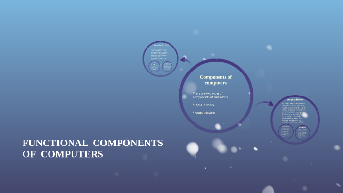 FUNCTIONAL COMPONENTS OF COMPUTERS by Ananya bhargava