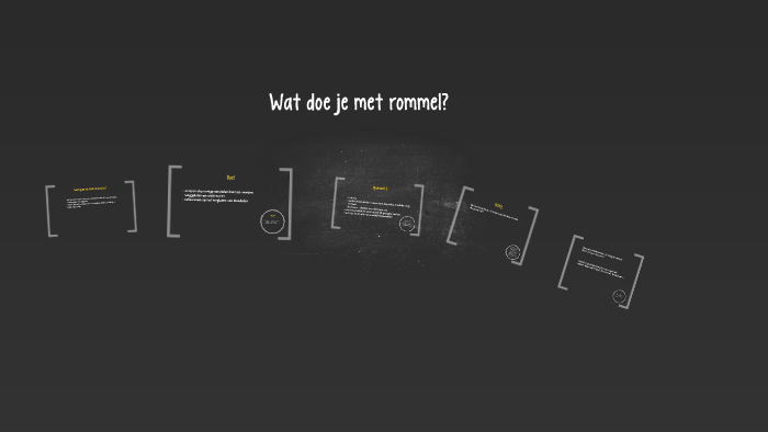 Wat doe je met rommel? by STEPHANIE VAN DYCK on Prezi