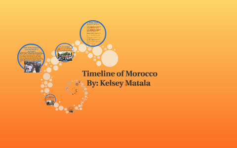 Timeline of Morocco by Kelsey Matala on Prezi