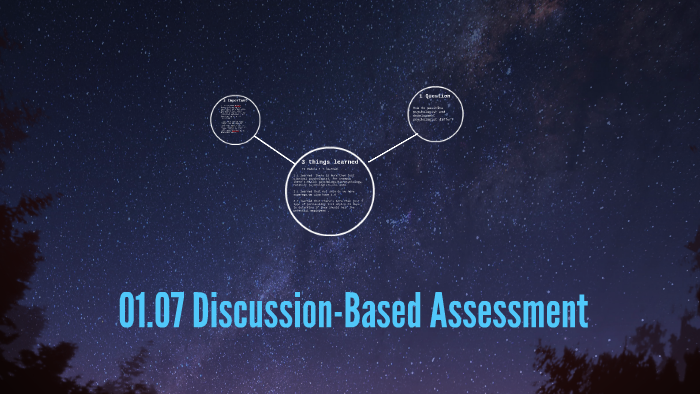 01.07 Discussion-Based Assessment by Urvi Kaushik on Prezi