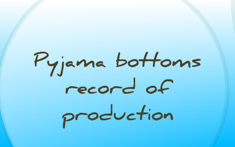 D.T. record of production by Zach Hewitt on Prezi