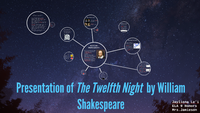 Presentation of The Twelfth Night by William Shakespeare by Jayliena Le ...