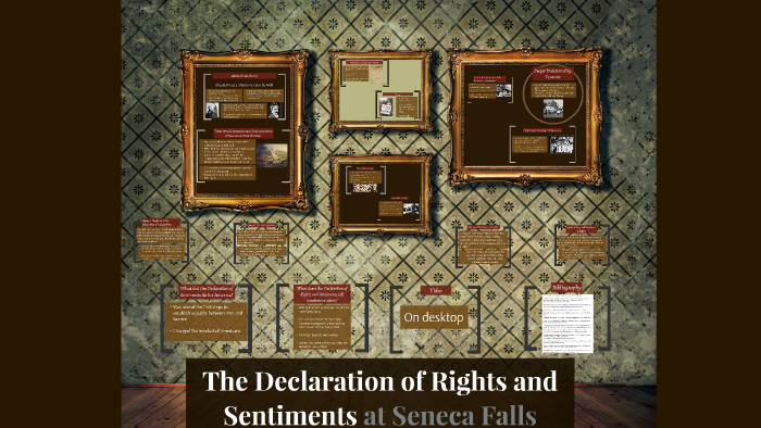 The Declaration of Rights and Sentiments at Seneca Falls by Julia ...
