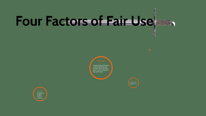 Four Factors of Fair Use by Chandler Crane on Prezi