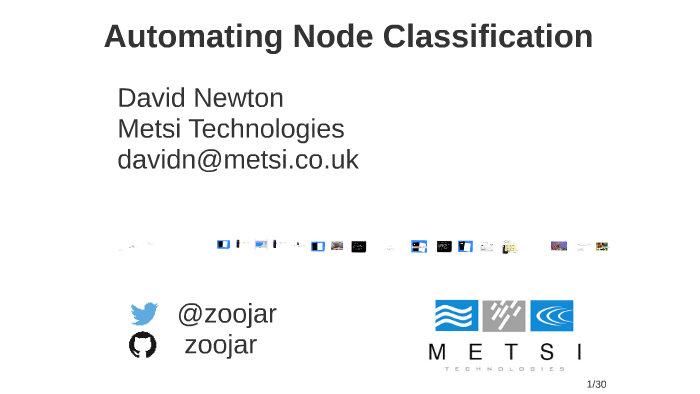 Automating Node Classification By David Newton On Prezi
