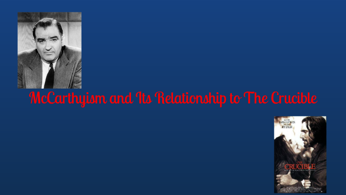 McCarthyism and its Relation to The Crucible by Sam Kintzer on Prezi