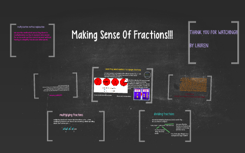 Making Sense Of Fractions!!! by Lauren Hall on Prezi