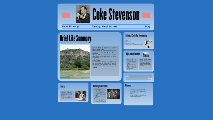 Coke Stevenson by Tyson Huynh on Prezi