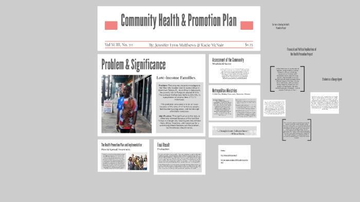 Community Health & Promotion Plan by jennifer matthews on Prezi