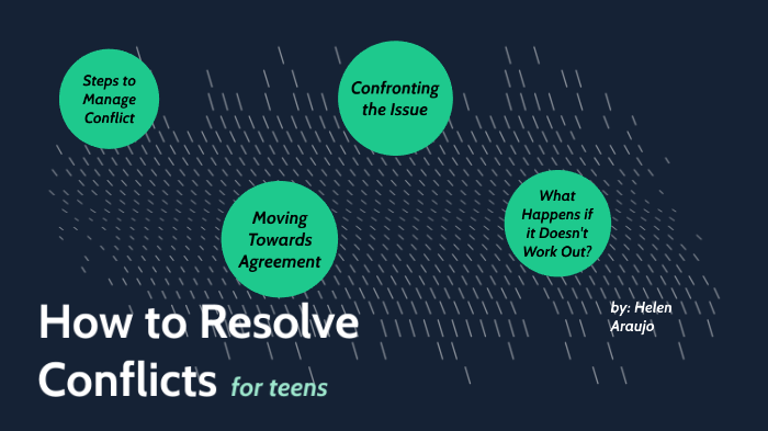 teen conflict resolution by helen araujo on Prezi