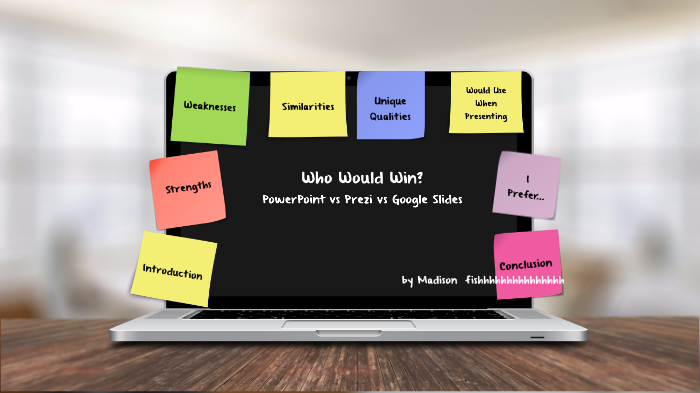 Who Would Win Prezi vs PowerPoint vs Google Slides by madie heuer on Prezi