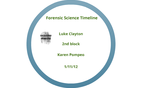 forensic science timeline by Luke Clayton on Prezi