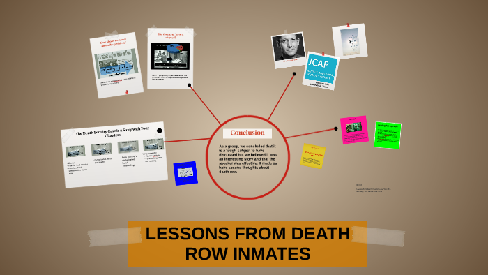 LESSONS FROM DEATH ROW INMATES by Renee Montoya on Prezi