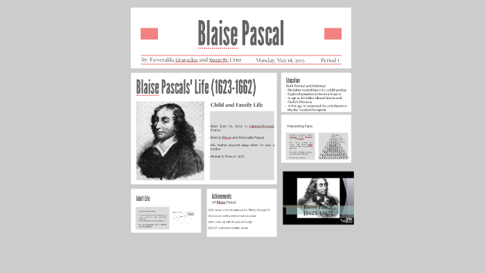 Blaise Pascal by esmeralda granados