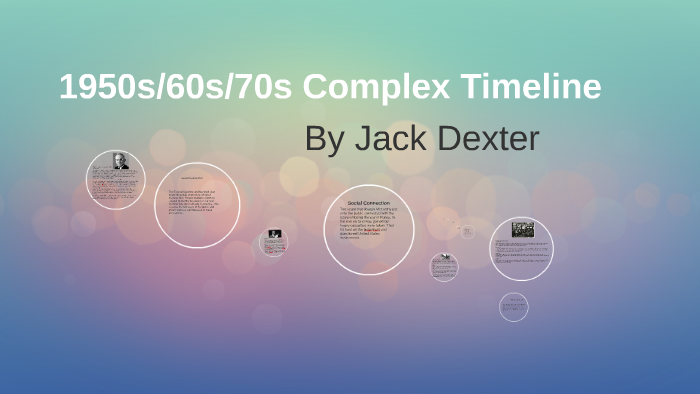 1950s/60s/70s Complex Timeline by jack dexter