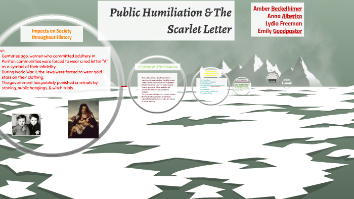 Public Humiliation & The Scarlett Letter by Ana Alberico