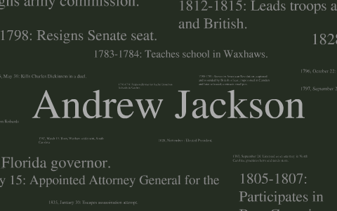 Andrew Jackson Timeline by David Young on Prezi