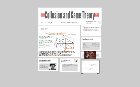 Collusion and Game Theory by megan bourne on Prezi