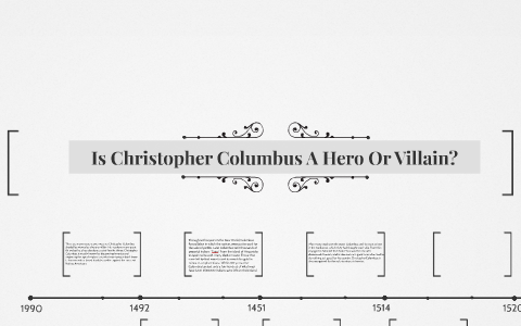 Is Christopher Columbus A Hero Or Villain? by jasmine sheean on Prezi