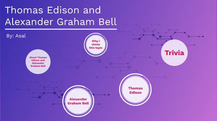 Thomas Edison and Alexander graham bell by Asal Dara on Prezi