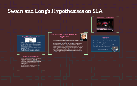 Swain and Long's Hypothesis on SLA by Rachel Stevenson on Prezi