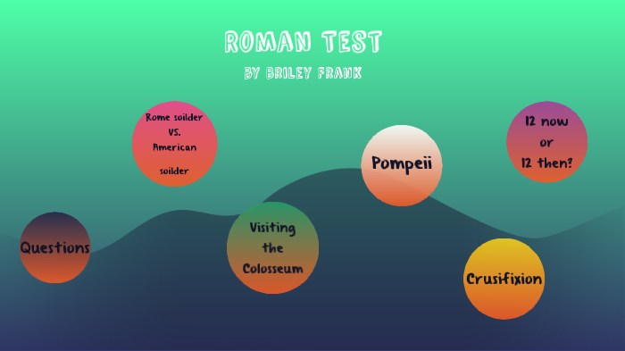 Roman Test-Briley Frank by Briley Frank on Prezi