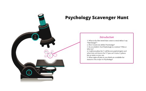 Psychology Scavenger Hunt by Briana Veney on Prezi