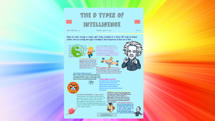 The 9 types of intelligence by Almira Bekbayeva on Prezi