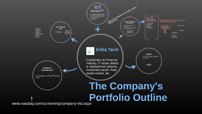 Portfolio Outline by Katsiaryna Lazar