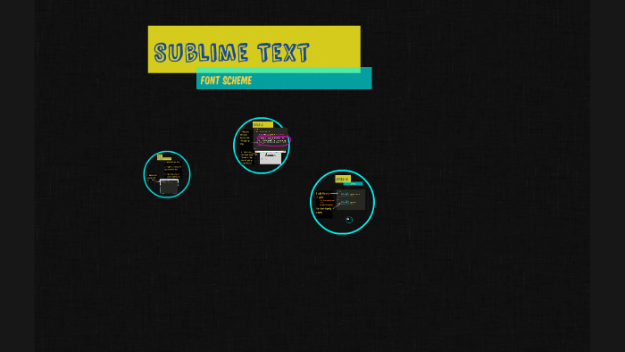 Sublime Text 4 - Font Scheme by Mrs Owens on Prezi