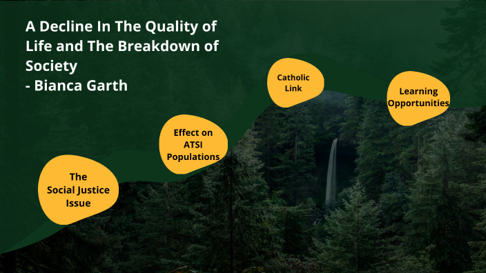 A Decline In The Quality Of Human Life and the Breakdown of Society by ...