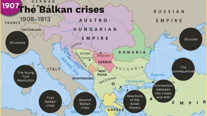Balkan Peninsula 1914 Outline